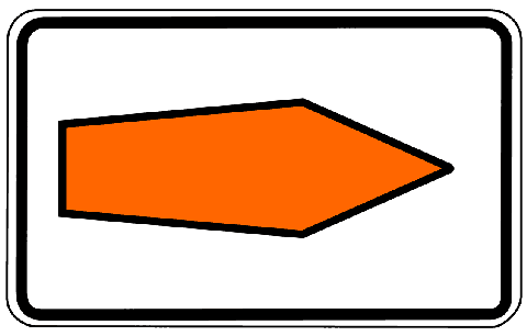 Weniger Befahrene Autobahn Schild